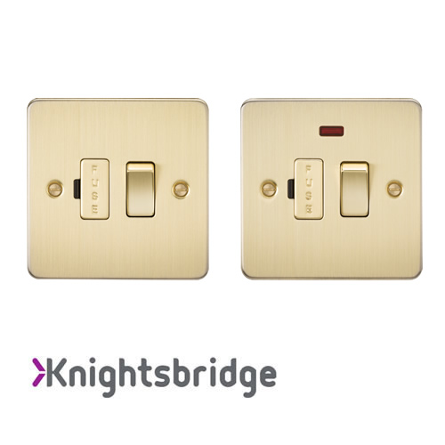 Knightsbridge Brushed Brass | Click4Electrics