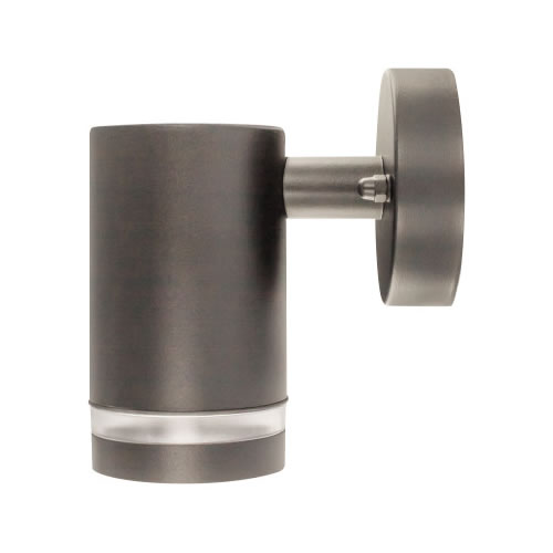 Integral LED Anthracite Grey IP65 Single GU10 Wall Light ILDED059 ...