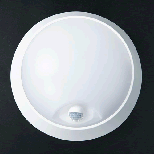 KSR Latina NR Select White Round IP65 LED Bulkhead with PIR Sensor ...