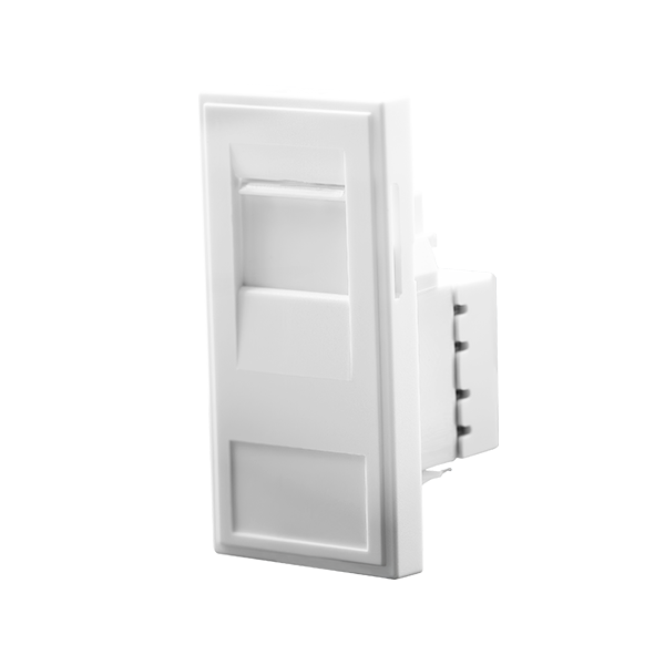 Click New Media MM485AWH RJ45 Cat-6A Outlet Module White | Click4Electrics