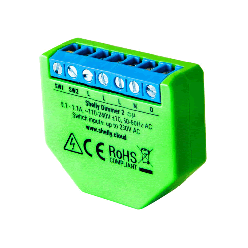 Shelly Smart WiFi Dimmer Switch SHELLY-DIMMER-2 | Click4Electrics